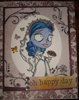 I was dreaming when I wrote this...: Corpse Bride Birthday Card For Josi