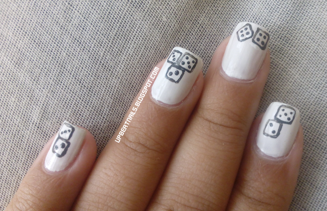 ABC Challenge : D Is For Dice | Nail Art Challenge - Upbeat Nails ...
