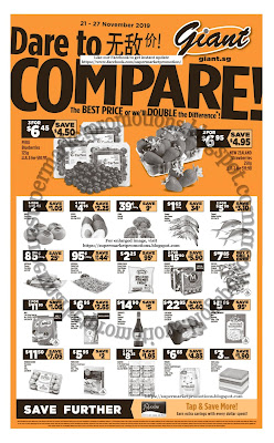 Giant Dare To Compare! Promotion 21 - 27 November 2019 ~ Supermarket ...