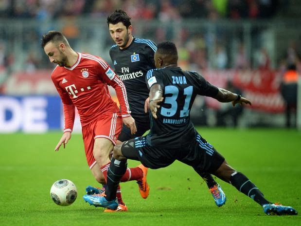 FULBITO Y FULLVASO: Bayern Munich derrota 3-1 a Hamburgo por la Bundesliga