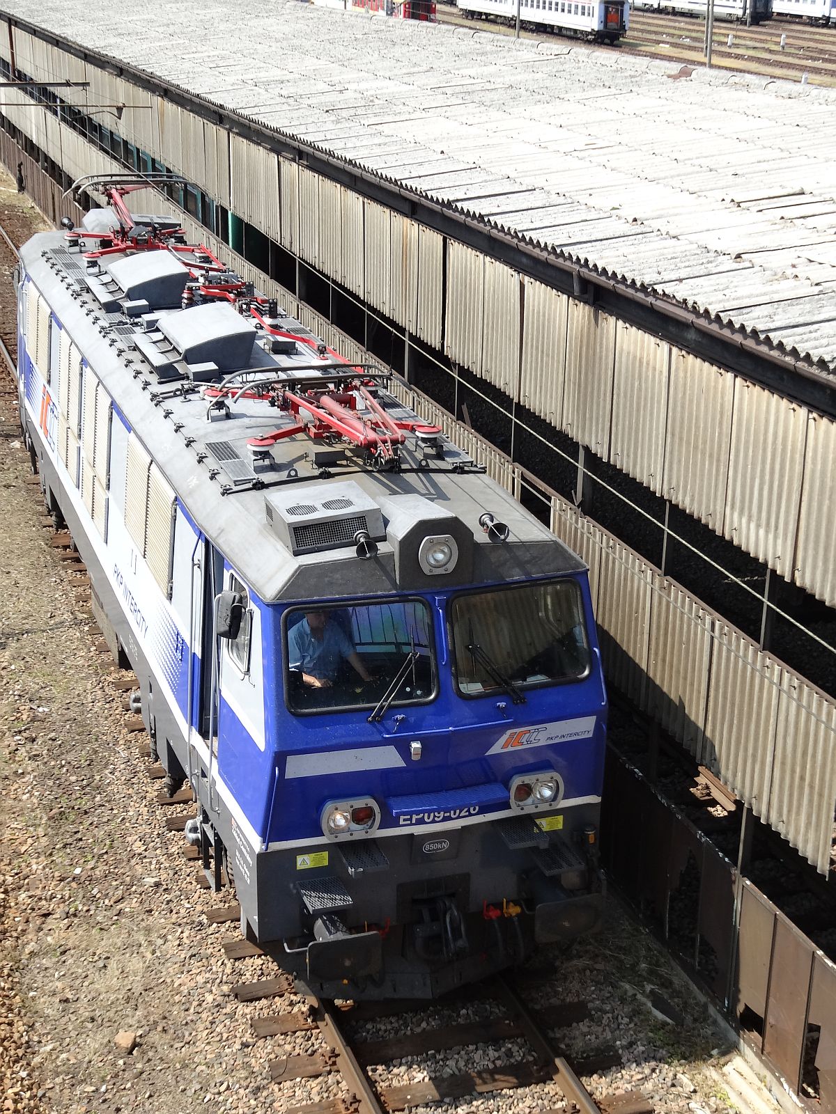 EP09-026 w Olszynce Grochowskiej. | Torowy