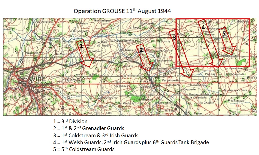 JJ's Wargames: Operation GROUSE August 1944 - Attack at Le Haut Perrier