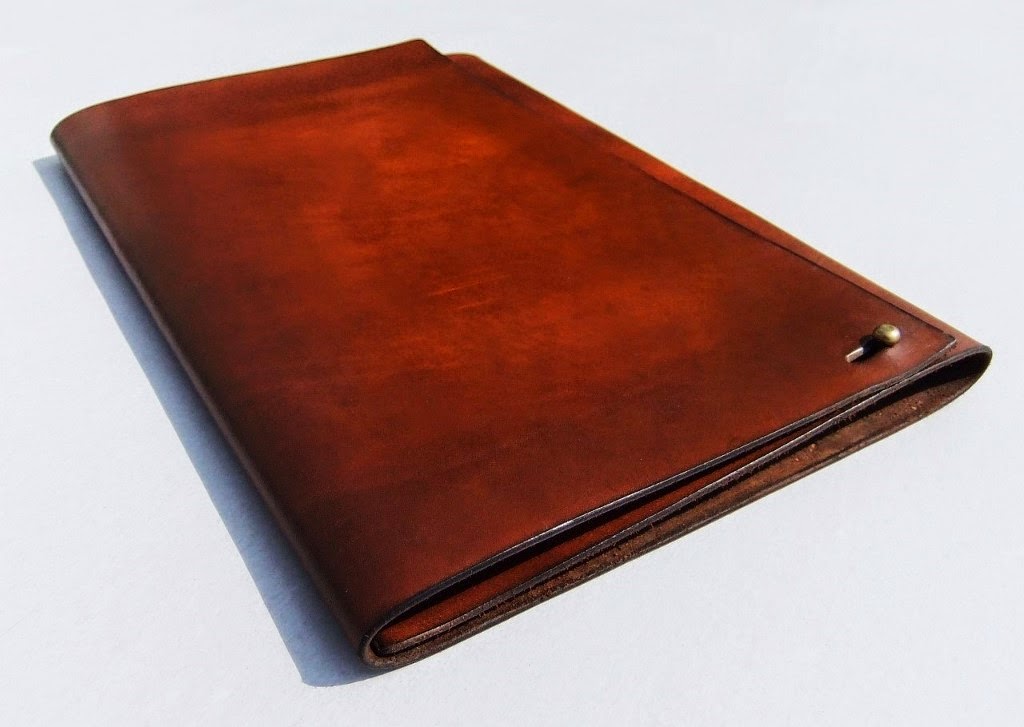 Livd / producten van canvas en leer: Lederen schrijfmap A4