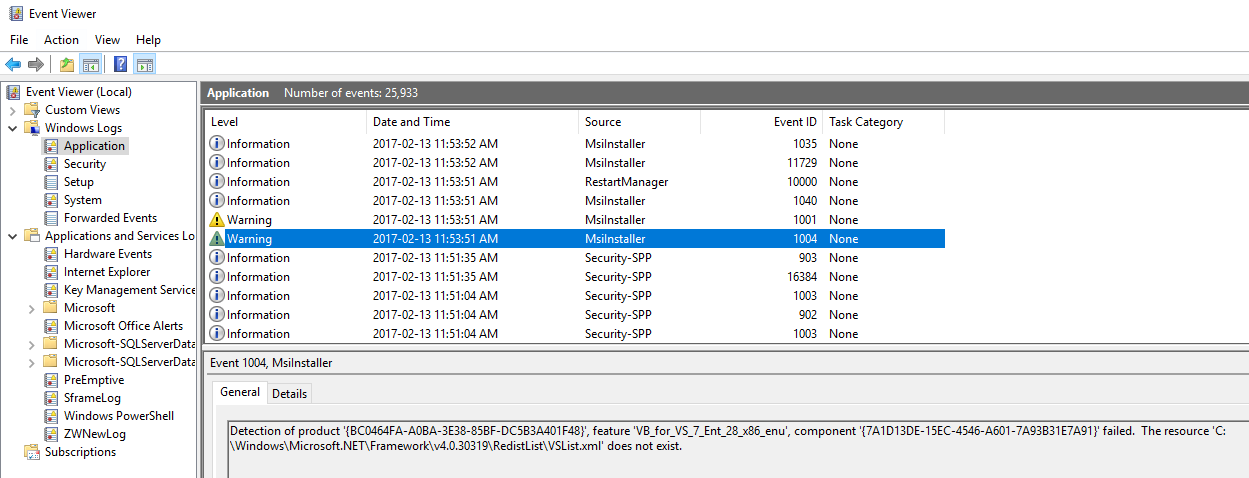 Byte me!: VB6 startup annoyance: 'Please wait while Windows configures ...