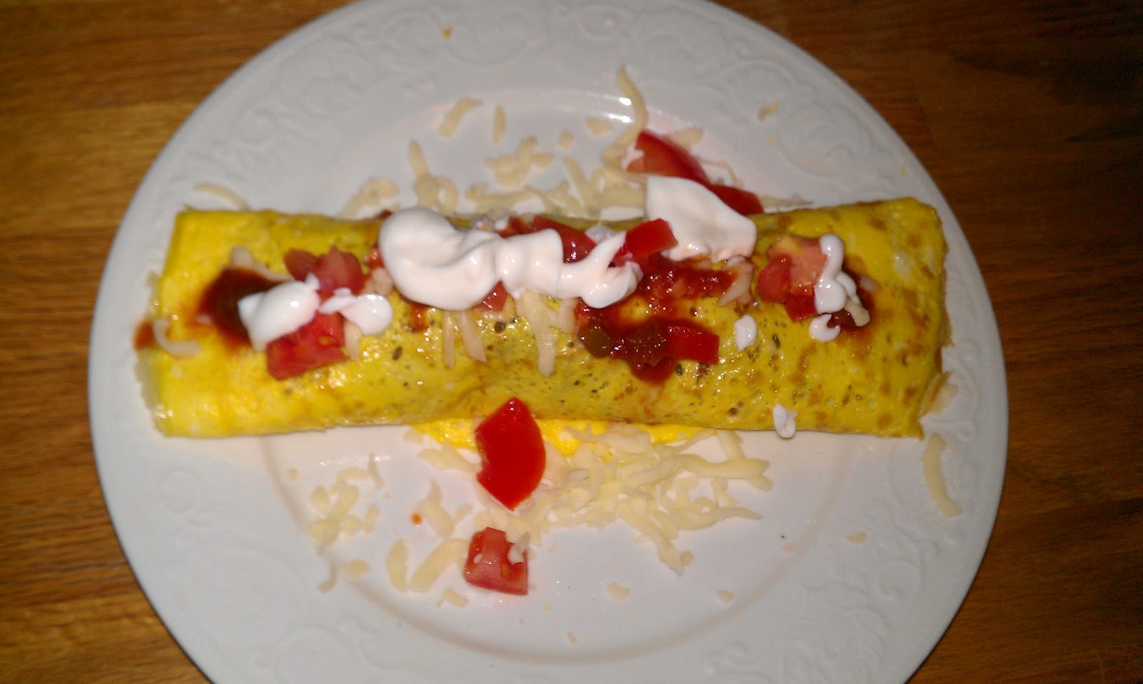 Nik's "Egg-chilada" - Bariatric Foodie