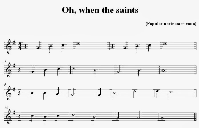 Músicos de primaria: Oh when the saints