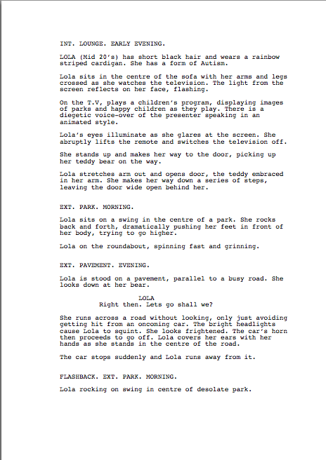Narrative - Drama: Final Script