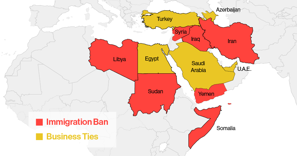 TRUMP: BANNED AND UNBANNED COUNTRIES - CONFLICT OF INTEREST? #######1 ...