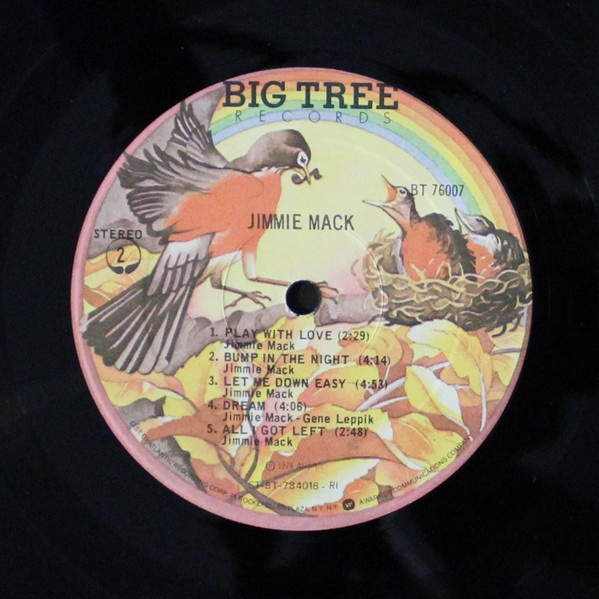 johnkatsmc5: Jimmie Mack ‎ "Jimmie Mack" 1978 US Classic Rock solo ...