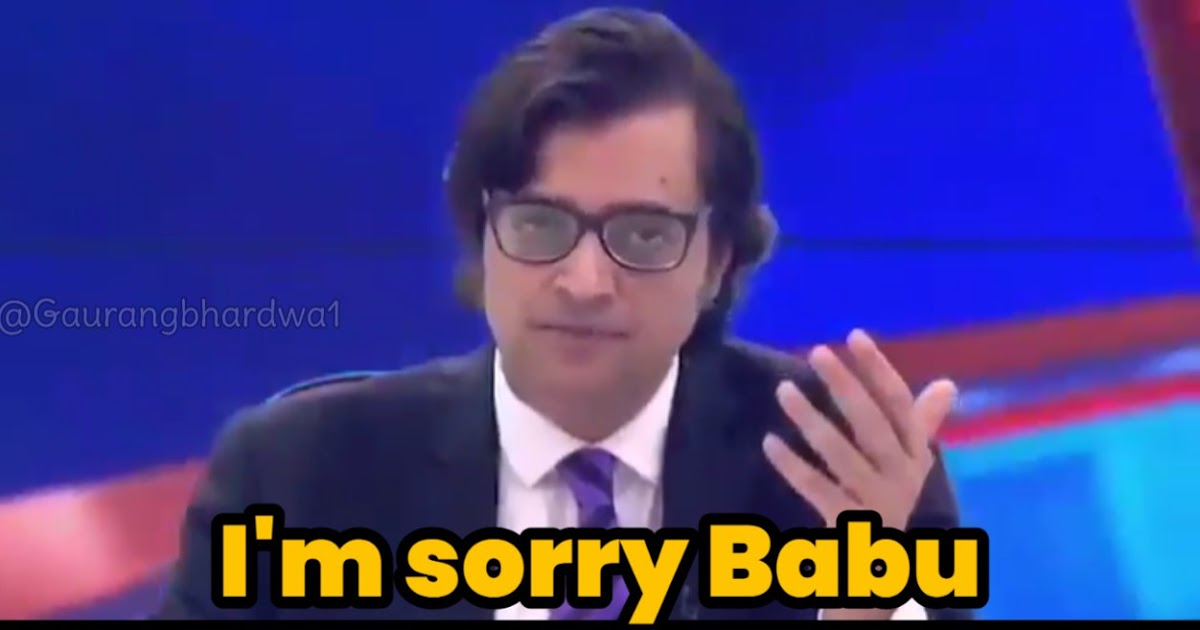 I am Sorry babu meme | Free DoFollow Backlinks