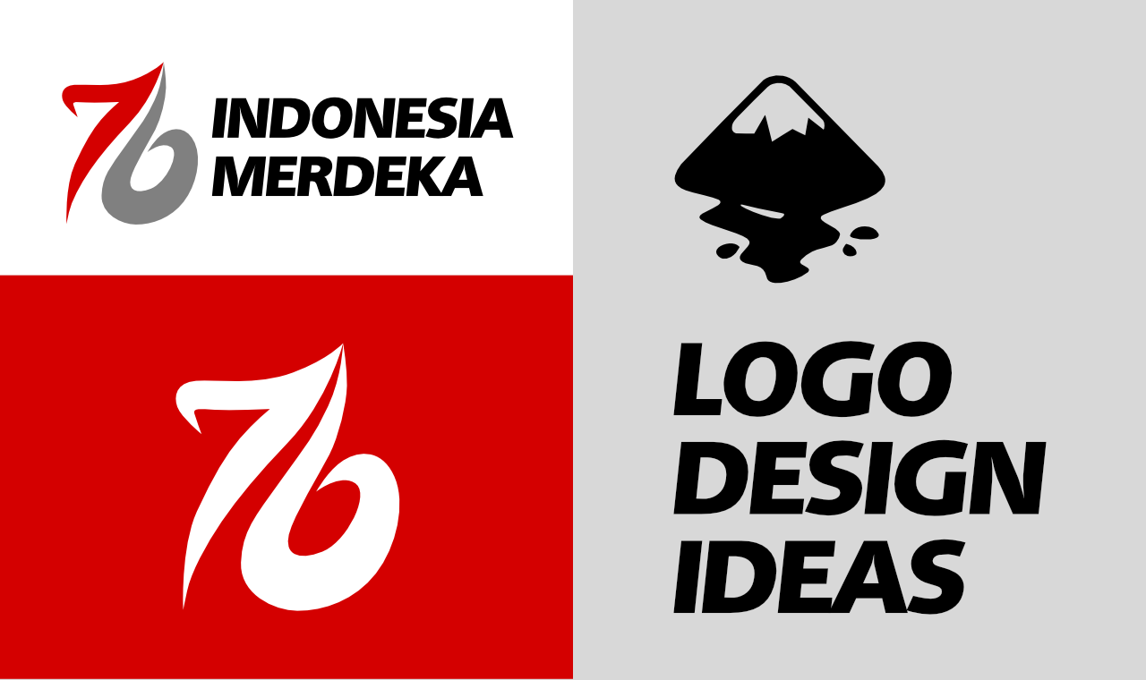 4 Inspirasi Desain Logo 76 Tahun Kemerdekaan Indonesia - JVMIYO BLOG