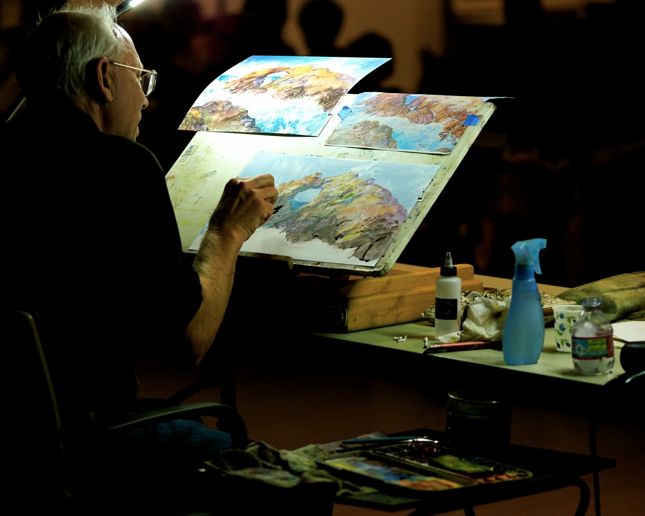 Photos and Stories: Kevin Davidson at the Huntington Beach Art League