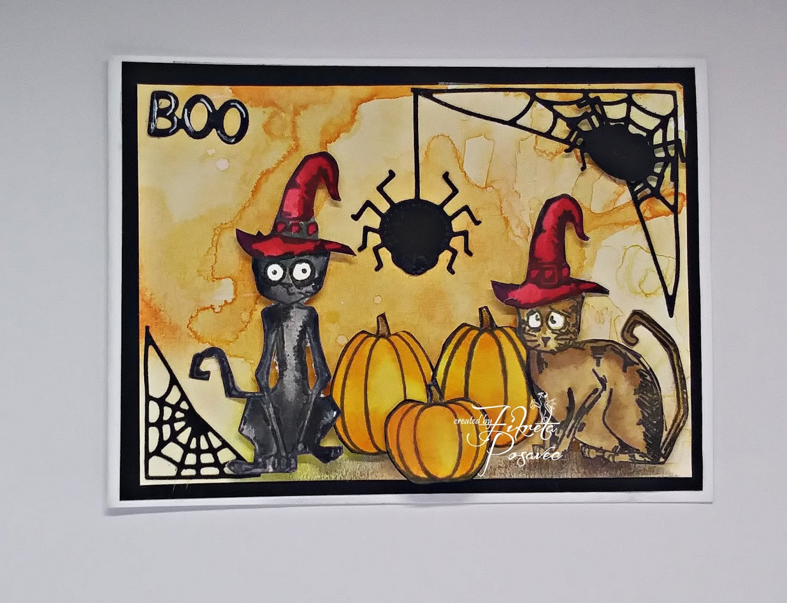 Cat Lovers hop day 5 -Boo ~ Bad Kitty's Craft Room