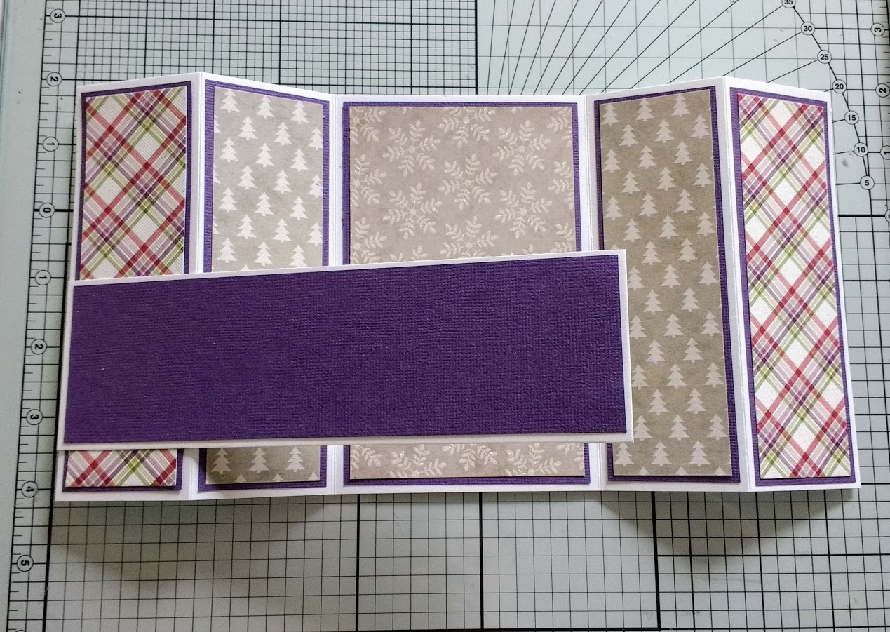 A Passion For Cards: Christmas Bridge fold Card