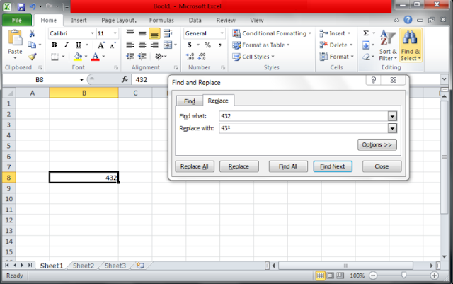 ADD SUPERSCRIPT IN EXCEL - Handy Bulb - Computer tech. Solutions