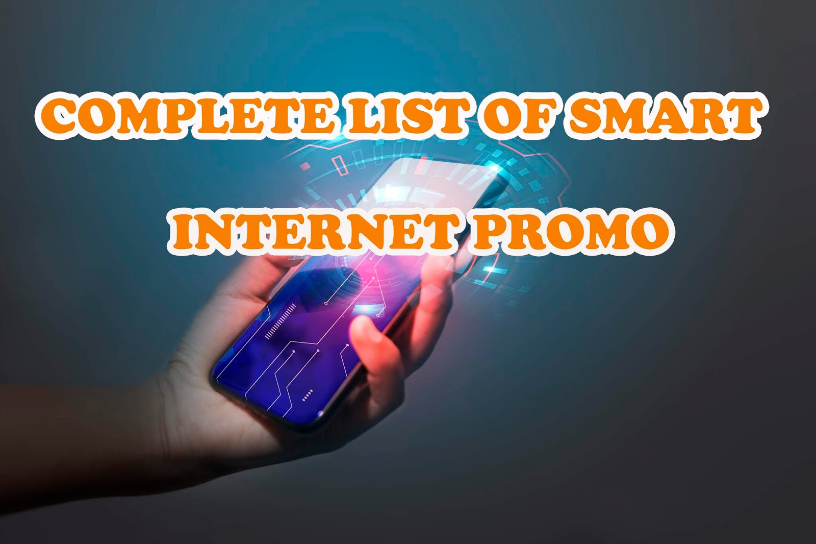 List of Smart Internet Promo 2020
