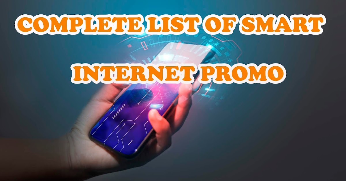 List of Smart Internet Promo 2020