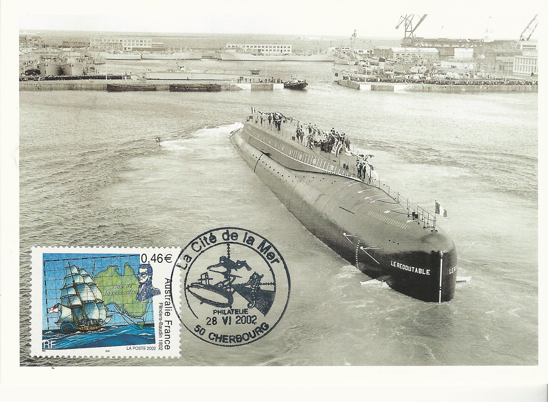 La Marcophilie Navale Envelopmer: Sous-Marin Le Redoutable 29 mars 1967 ...