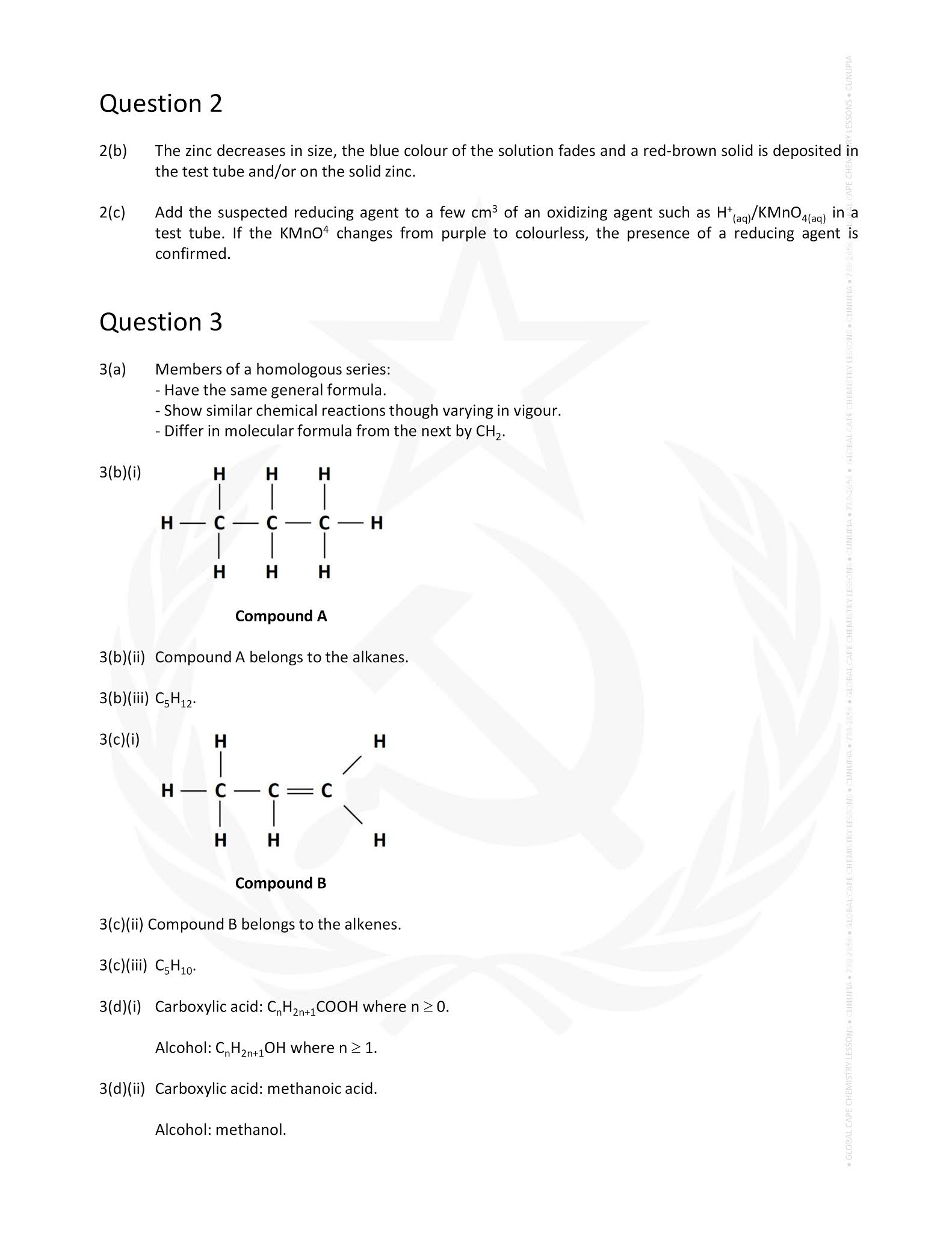 CXC Chemistry Answers And Support CSEC Chemistry January 2020 P2 cxc-chemistry-answers-and-support-csec-chemistry-january-2020-p2