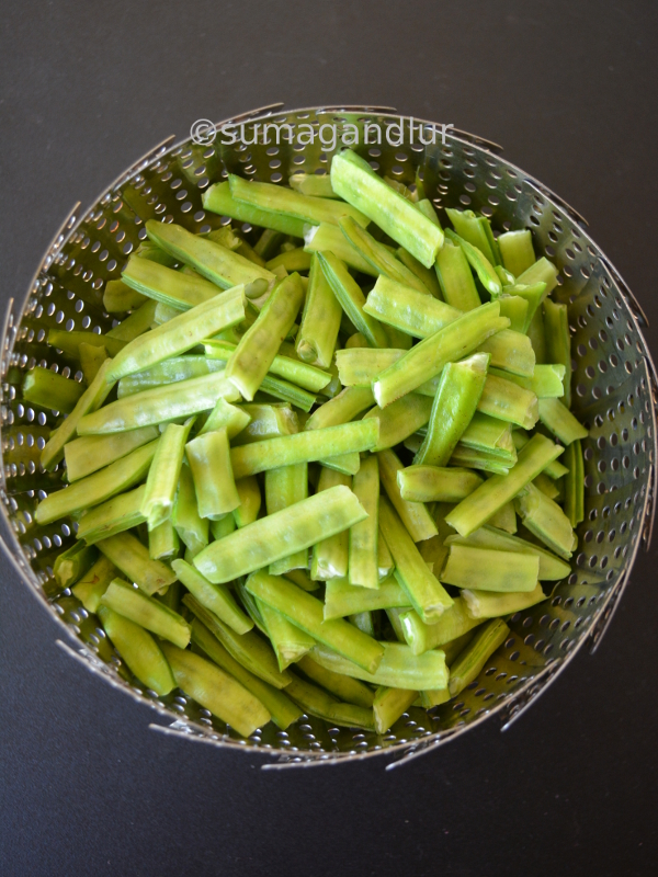 Veggie Platter: A - Z Andhra Recipes ~ M for Matikkaaya Karam Koora