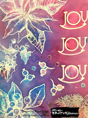 Cards By Regina: Comfort and Joy Stamp Set with Colorburst