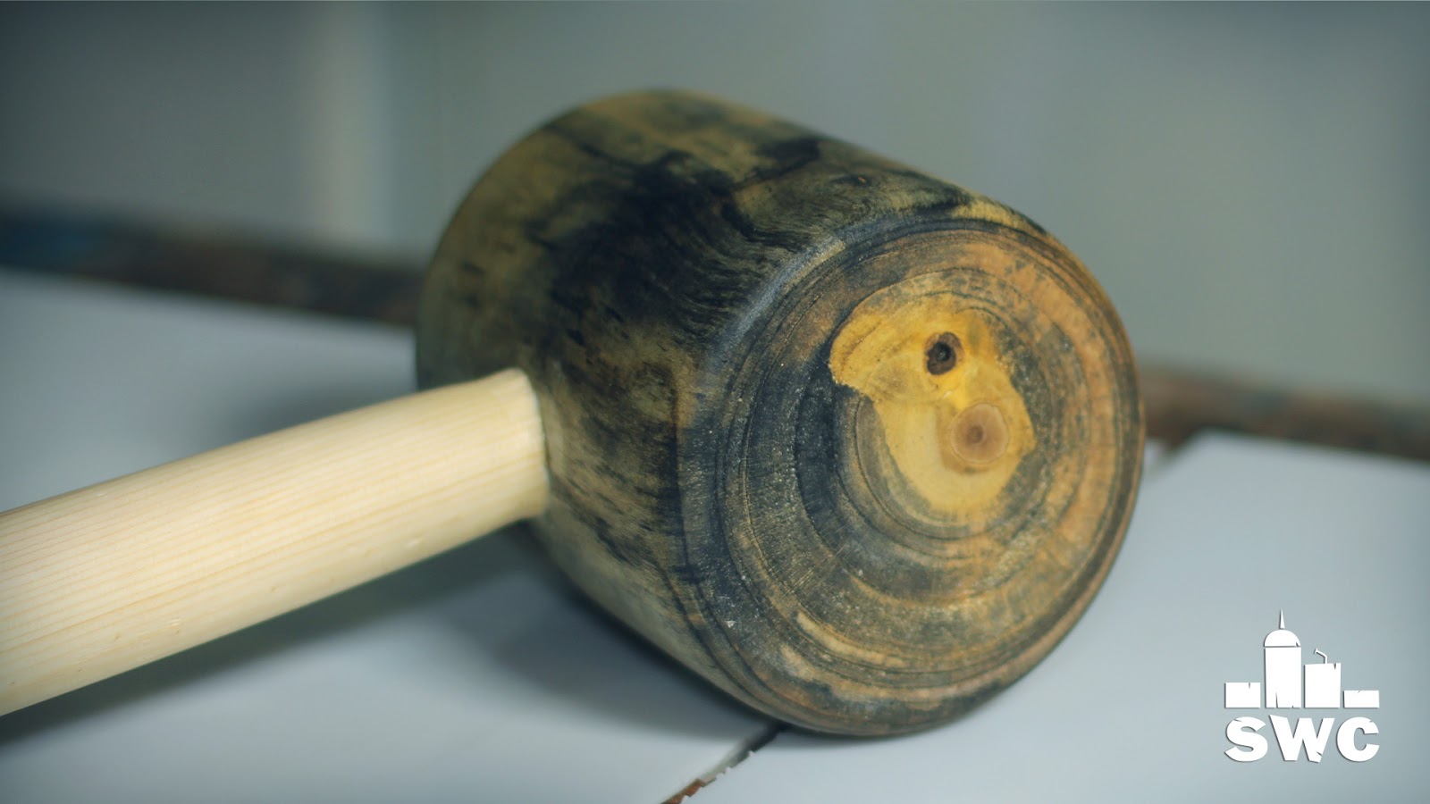 scrap wood city: How to make a big wooden mallet