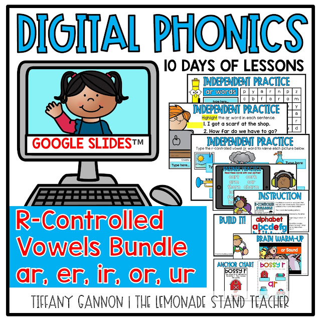 Digital Phonics Lessons Slides | The Lemonade Stand