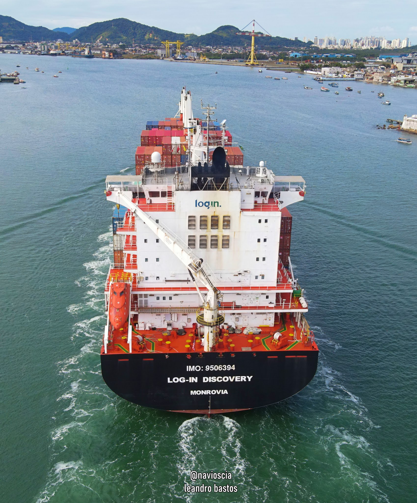Navios de Santos & CIA: navio LOG-IN DISCOVERY