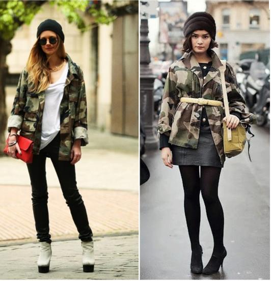 HOW TO WEAR; Militar Print.-