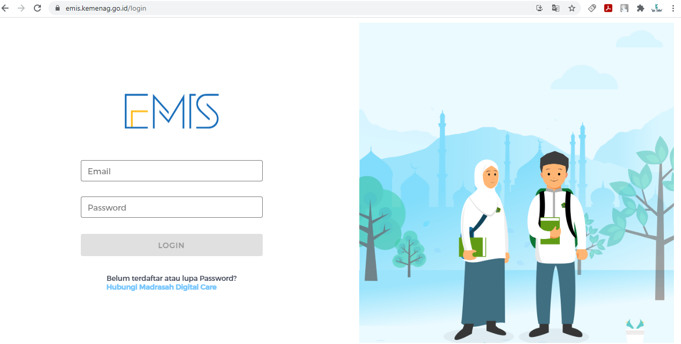 https://emis.kemenag.go.id/login Alamat Website EMIS Terbaru - Harian ...