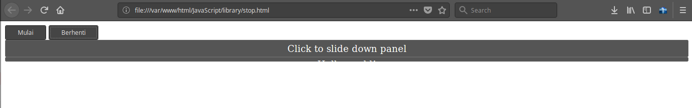 Jquery Tutorial Part 4 Jquery Stop Animation Create Script Angga Blc Telkom