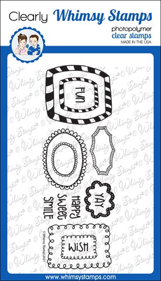 Diary of an Inky Girl…: Whimsy Stamps Doodle Frames