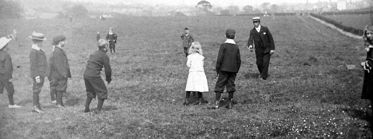 Tour Scotland: Old Photograph Children Playing Rounders Perth ...