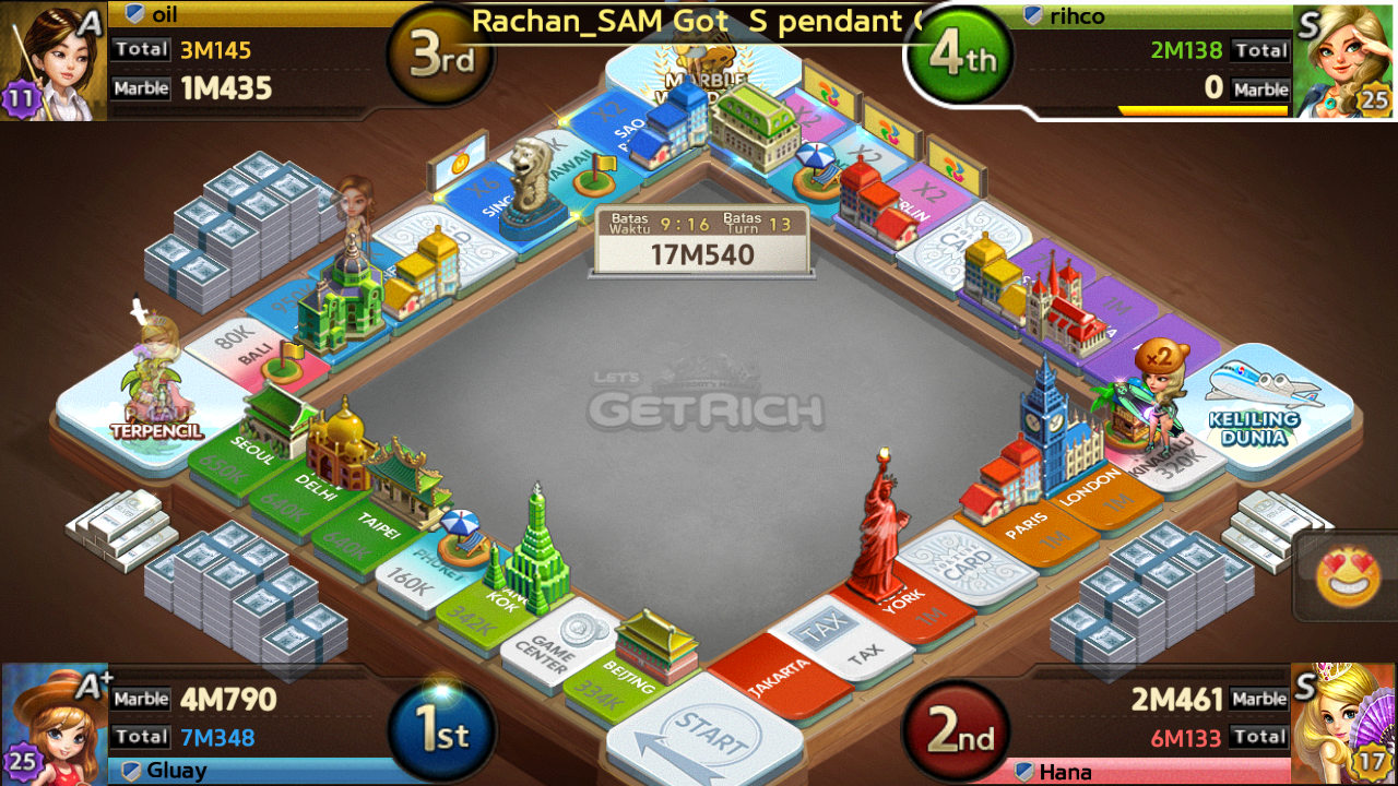 PERMAINAN LINE LET’S GET RICH GAME MONOPOLI UNTUK PONSEL ANDROID & IOS ...