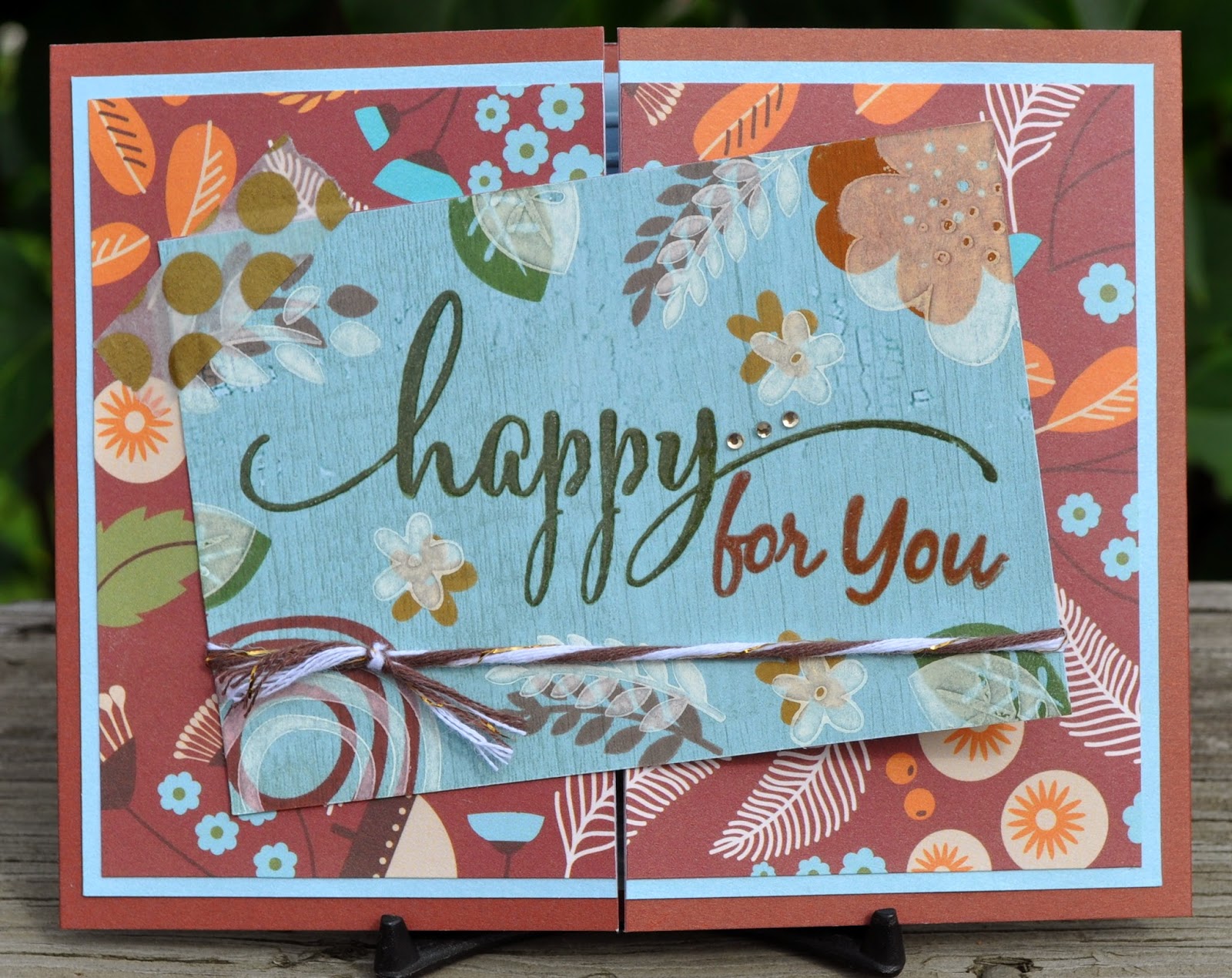 DAT'S My Style: Happy For You Card