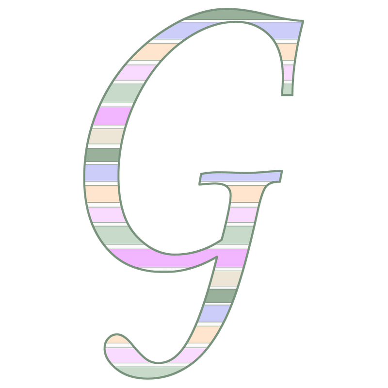 GRANNY ENCHANTED'S BLOG: "Pastel Stripes" PNG Free Capital Scrapbook ...