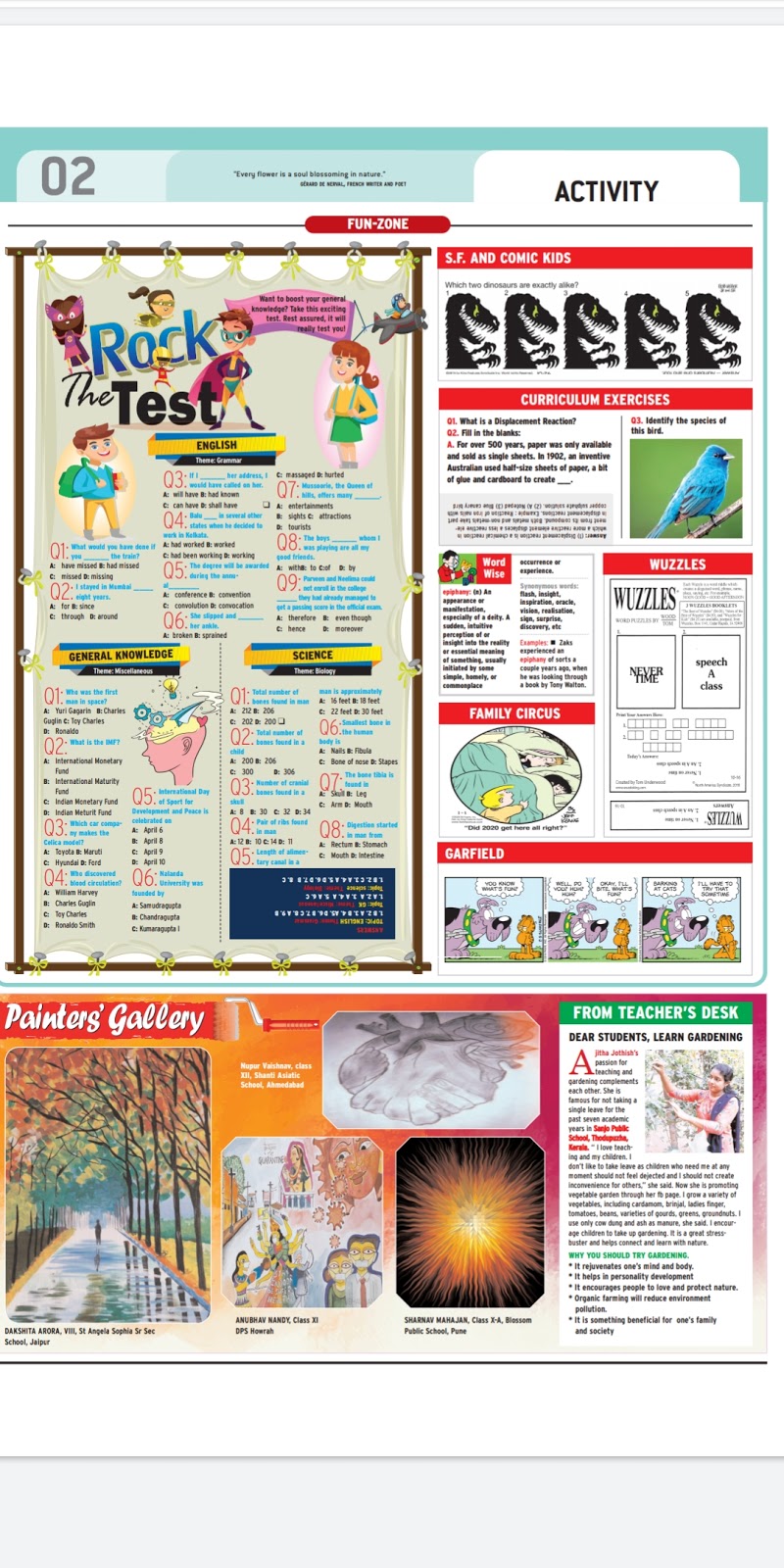 .: TOI paper student edition