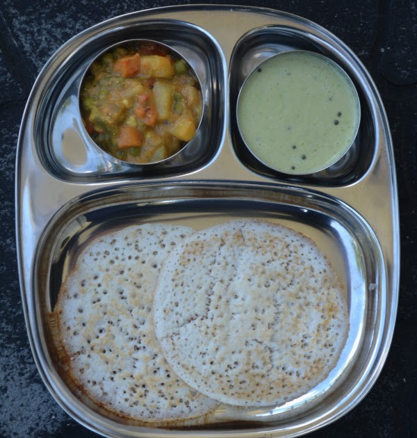 Veggie Platter: Instant Appam