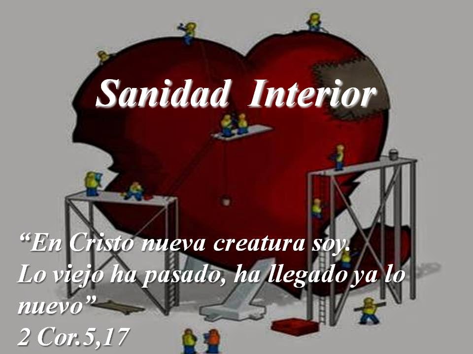 IGLESIA FE APOSTOLICA Y PROFETICA: SANIDAD INTERIOR