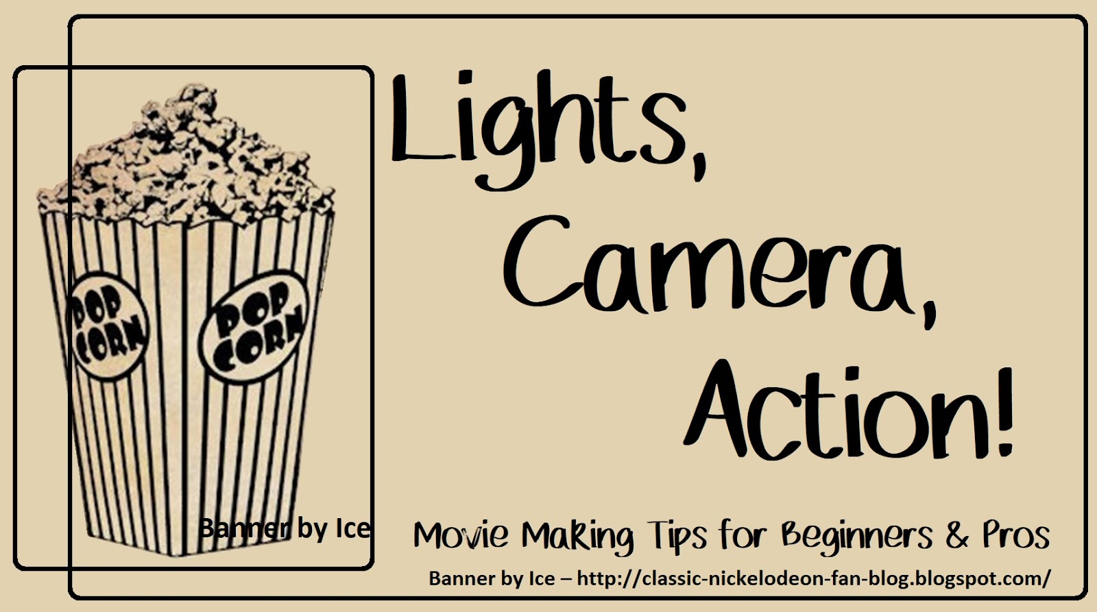 The Classic Nickelodeon Fan Blog: Lights, Camera, Action! – Movie ...