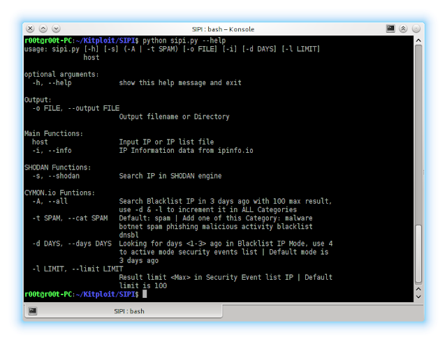 sIPI - Simple IP Information Tools