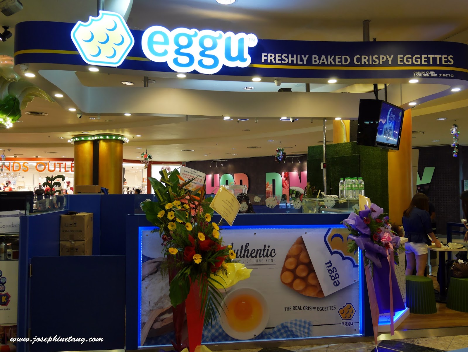 JosephineTang.com: Eggu @ Sunway Pyramid - 有创意又好吃的鸡蛋仔