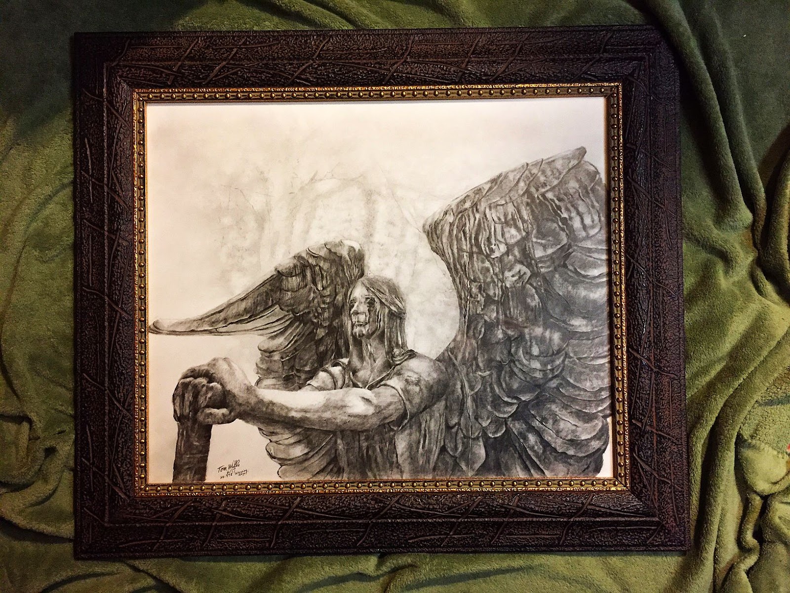 Weeping Angel Painting