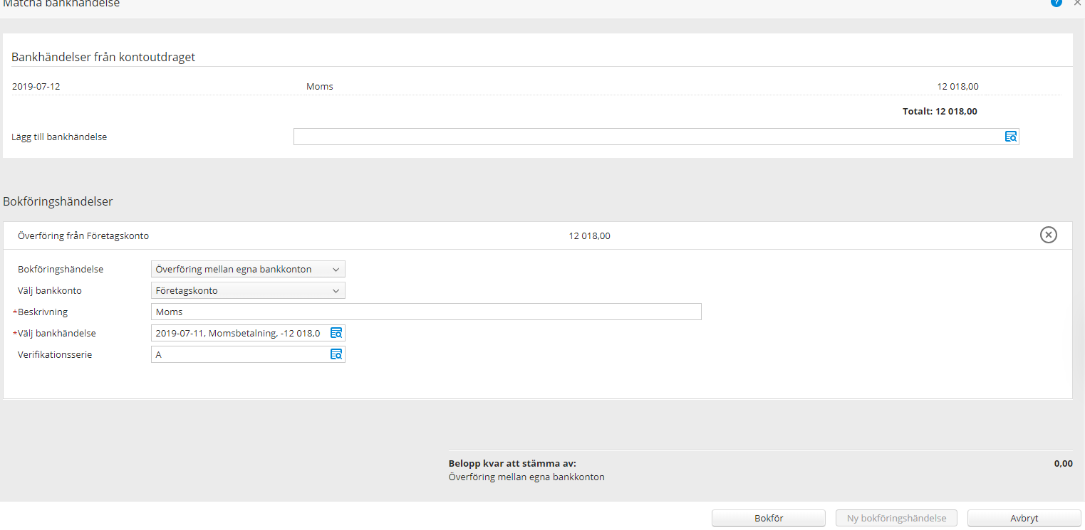 Bokföring i eget aktiebolag