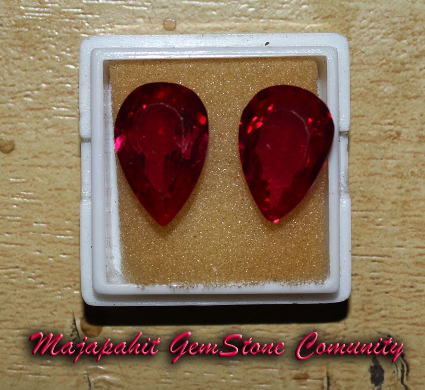 Kajian Batu Permata Merah Delima yang misterius | Majapahit Gemstone