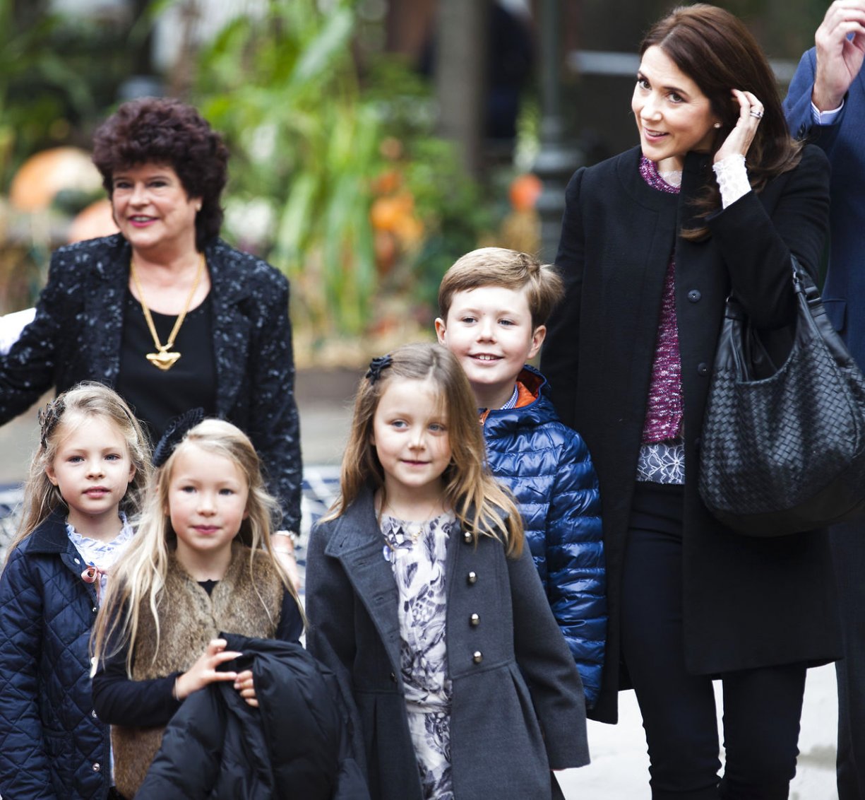 Crown Princess Mary at musical premiere with her children
