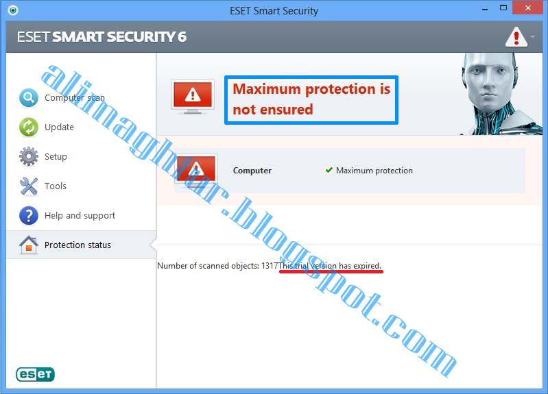 Cara Aktivasi ESET Smart Security 6 Full Version ~ JASINDO - Service