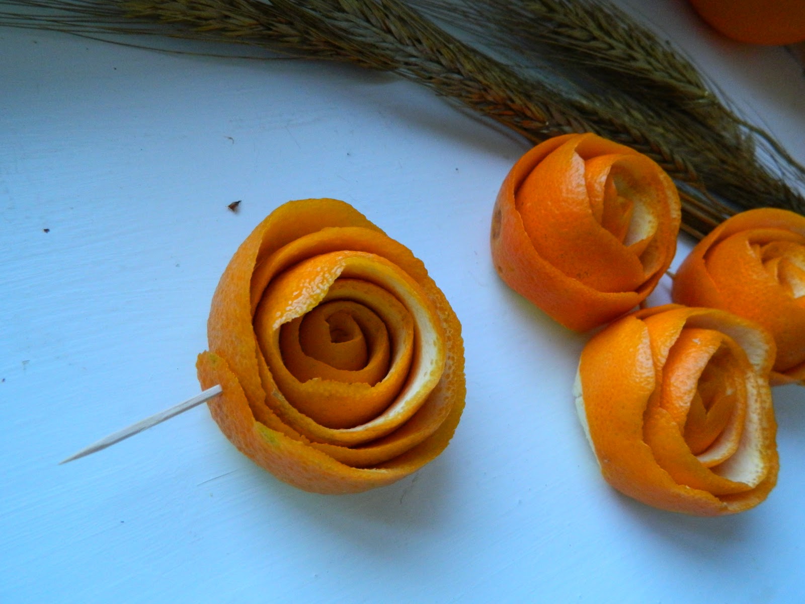 Страната отвъд дъгата: Рози от портокали - Orange Peel Rose