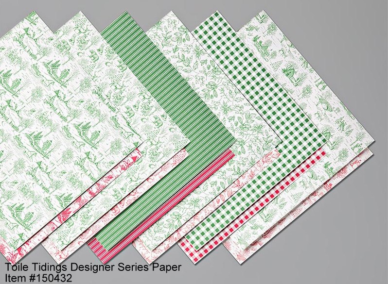 Personally Yours: Jolly Fun with Toile Tidings Designer Series Paper