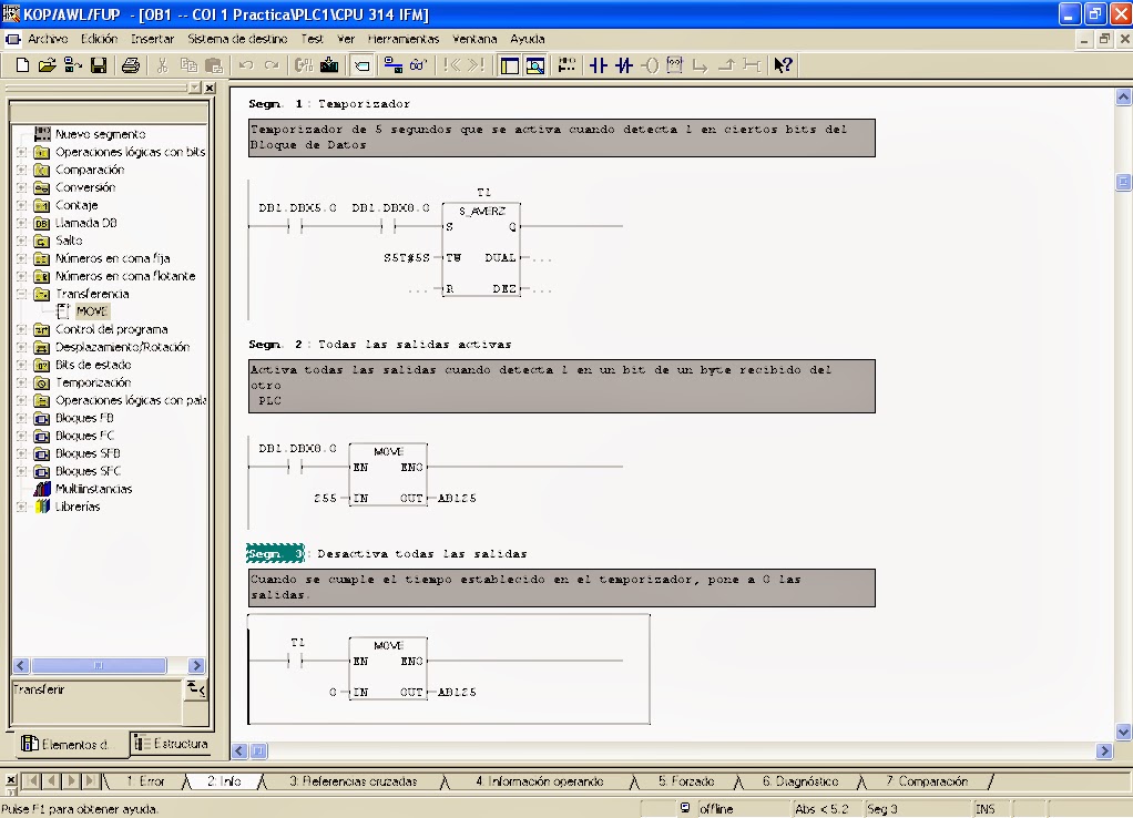 Comunicación Industrial: REDES DE COMUNICACION - CONEXION SERIE PLC´S ...